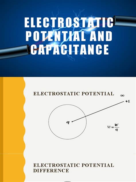 Electrostatic Potential And Capacitance Pdf Dielectric Capacitor