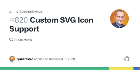 custom svg icon support · issue 820 · primefaces primevue · github