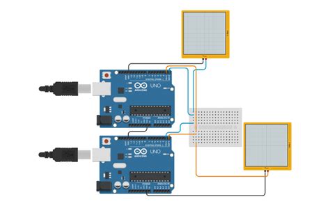 Circuit Design Serial Communication With Arduinos Tinkercad