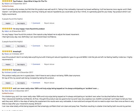 Clean Confidence Bowel Regularity Support Sexual Well Being At One