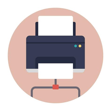 Client Server Connected To Printer Network Printing Vector Art At Vecteezy
