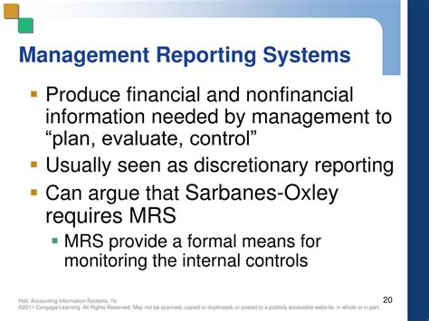 Ppt Chapter 8 Financial Reporting And Management Reporting Systems Powerpoint Presentation