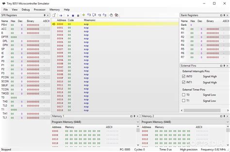 tiny 8051 microcontroller simulator download softpedia