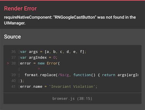 Example Not Working Issue React Native Google Cast React Native Google Cast GitHub