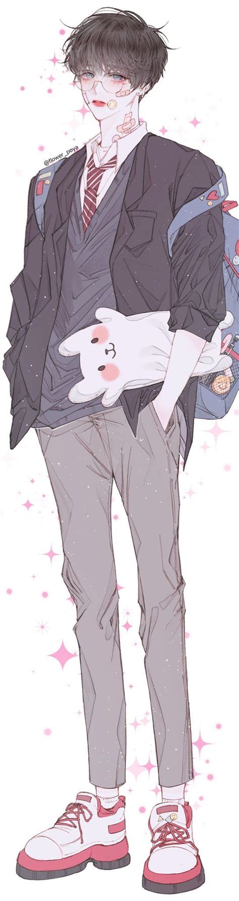 🤍포야🤍 On Twitter 귀여운 애니메이션 소년 캐릭터 일러스트 그림