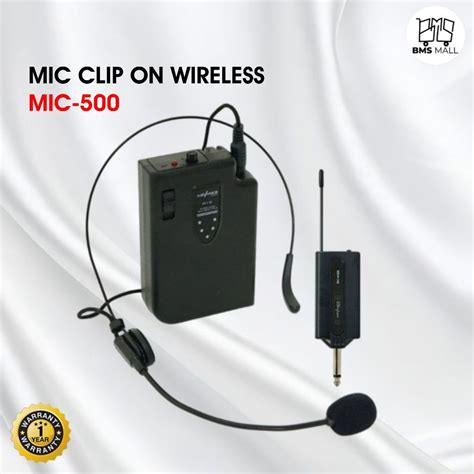 Jual Advance Mic Mic Bando Wireless Mic Clip On Microphone Eksternal Shopee Indonesia