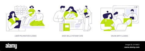 Pregnancy Special Classes Abstract Concept Vector Illustrations Stock Vector Image And Art Alamy