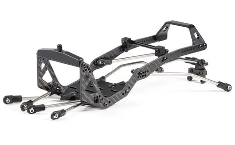 Carbon Fiber 110 Lcg Chassis And Links Kit Capra Battery