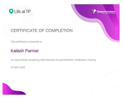 Kailash Parmar On Linkedin Hii Linkedin I Completed 2022 Security Annual Refresher Certification…
