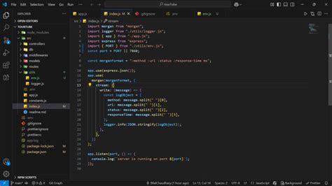 Nodejs Expressjs Winston Backenddev Tourtube Learninginpublic