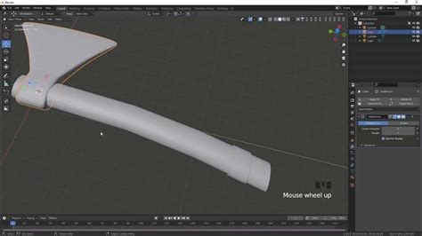 How to make a axe | Low Poly Axe modeling | Blender - YouTube