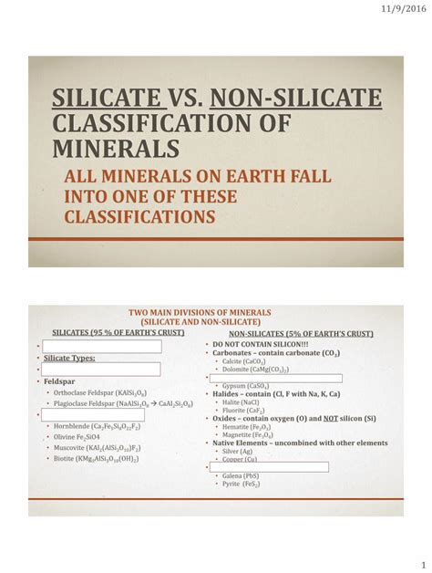 Pdf Silicate Vs Non Ch