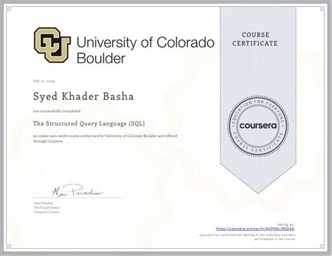 Khader Basha Syed On Linkedin Sql Language Capgemini Coursera