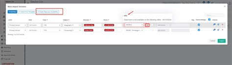 Classroom Availability Check Classter Knowledge Base