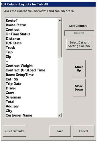Edit Columns