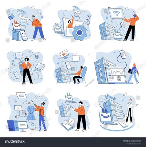 System Administrator Vector Illustration System Administrator Stock Vector Royalty Free