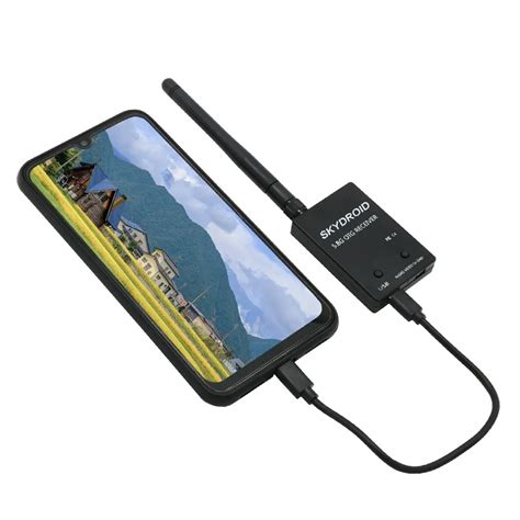 Fuav Uvc Dual Single Antenna Control Otg 5 8g 150ch Fpv Receiver