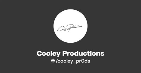 Cooley Productions Instagram Linktree