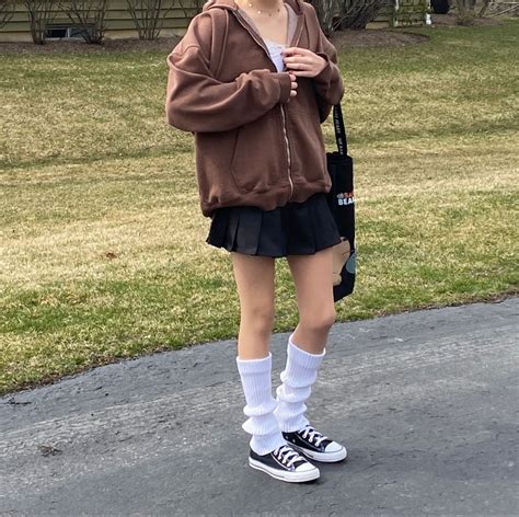 Brown Brandy Melville Hoodie Outfit Brown Oversized Hoodie Outfit