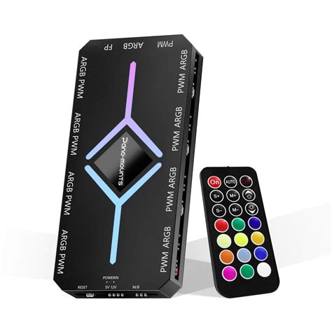 Pwm Fan Hub For 5v Addressable Argb Computer Pc Case Pwm 1 To 9 Ports