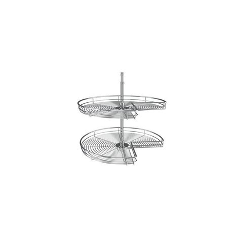 Rev A Shelf Lazy Susan Shelf Kidney Shaped Shelf Chrome