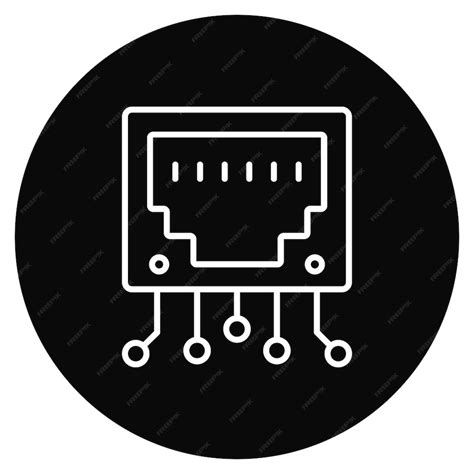 Premium Vector Ethernet Icon Vector Image Can Be Used For Computer