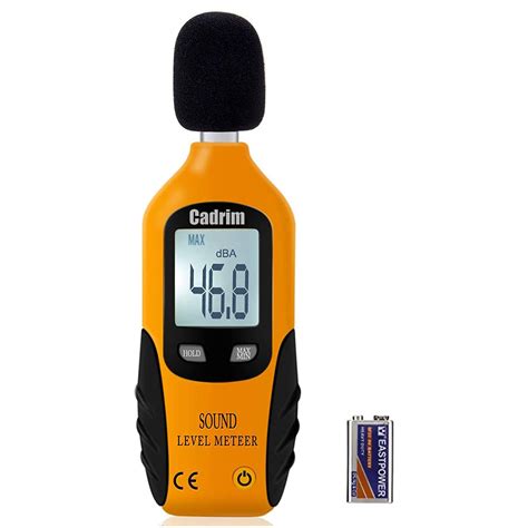 Cadrim Digital Sound Level Meter Decibel Meter Noise Measure Device