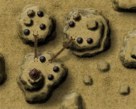 Some Rocks And Dirt With Holes In Them