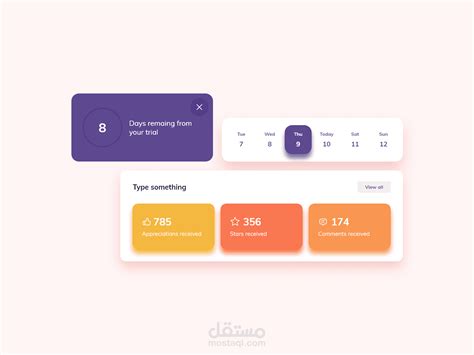 ui components coding html5 and css3 and sass مستقل