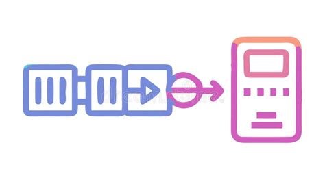 Data Conversion Module Information Processing Digital Transformation Vector Design Generative