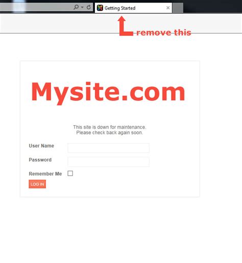 Login Page For Admin Browser Text Joomlart