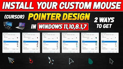 2 Ways To Install Your Own Custom Mouse Pointer 2023 Add Custom Mouse Cursor Download Cursor