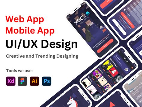 A Custom UI UX Design Mobile App Web App Website UI UX Design Upwork