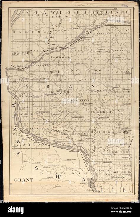 Grant County Wis Grant County Wis Maps Manuscript Maps Norman B Leventhal Map Center