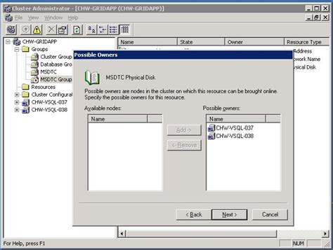 gonzo technet msdtc for sql 2005 clustering