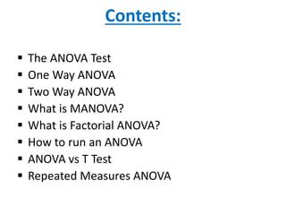ANOVA Biostat Easy Explaination Pptx