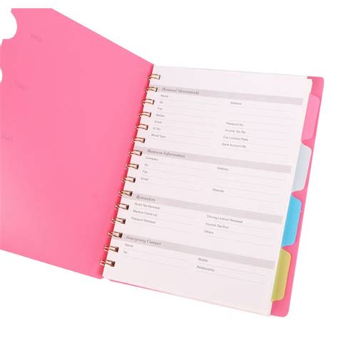 Notebook With Divider Gift Idea