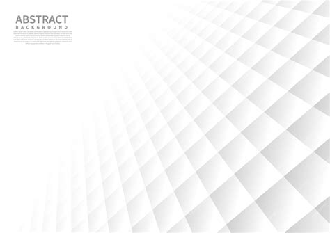 Premium Vector Abstract Geometric Square Pattern Background With White Shapes Perspective Can