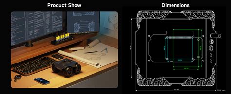 Waveshare Wave Rover Flexible And Expandable 4wd Mobile Robot Chassis Full Metal Body Multiple