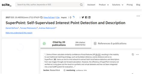 Superpoint Self Supervised Interest Point Detection And Description