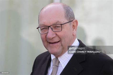 French Socialist Partys Mayor Of Caen Philippe Duron Arrives To