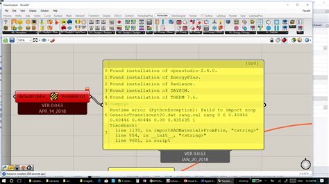 BRTDfunc And Radiance Error Truncated Octree Honeybee Legacy Ladybug Tools Forum