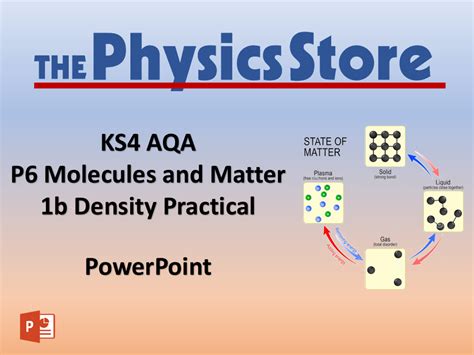 Ks4 Gcse Physics Aqa P6 1b Density Practical Powerpoint Teaching