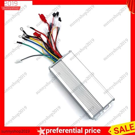 Sunnyshop201948V 60V 64V 800W Hub Motor Controller Silver Hub Motor Controller 15Mos MAX 35A