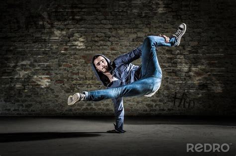 Sticker Breakdance Tanzender Junger Mann Nach Maß Myredrode