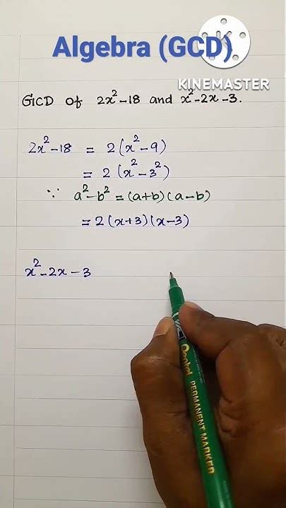 Find Gcd Of The Given Polynomials Easy Tutorial Youtube