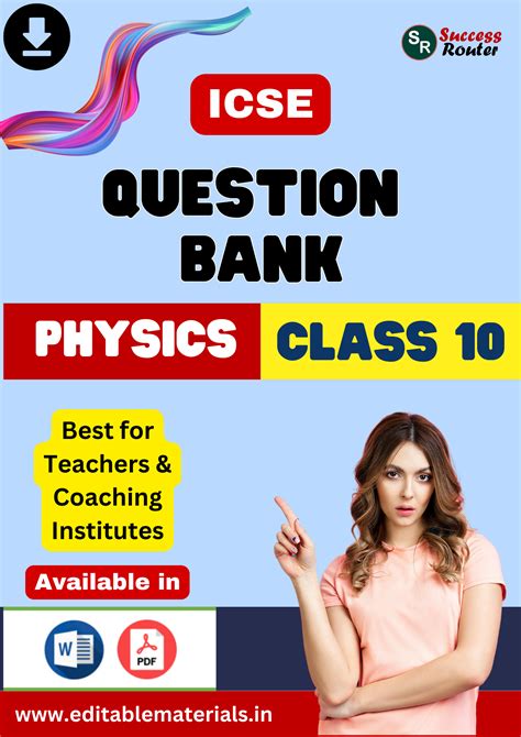 Question Bank For ICSE Class Physics Editable Materials