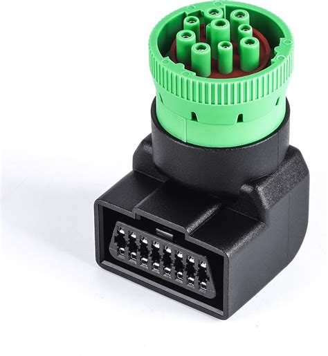 9 Pin Adapter J1939 9 Pin To 16 Pin Obd2 Truck Diagnostic