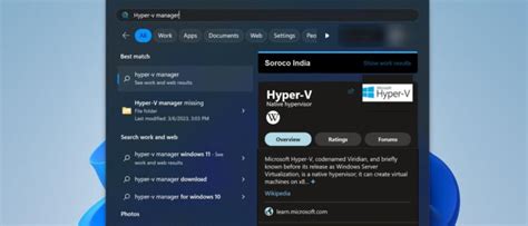 Fix Hyper V Manager Missing In Windows 11 Technoresult