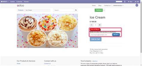 Odoo In Stock Out Of Stock Send Email Notification When Product
